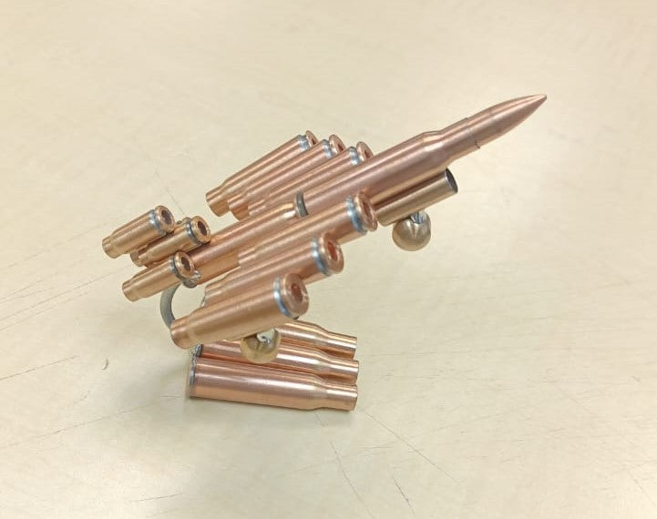 Bullet Shell Casings Shaped Rare Model Air Force Jet Airplane With Sta ...