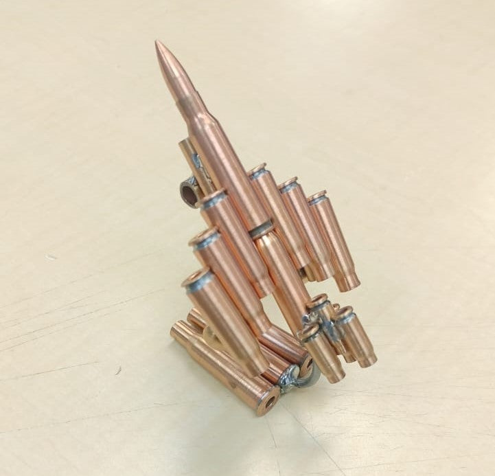 Bullet Shell Casings Shaped Rare Model Air Force Jet Airplane With Sta ...