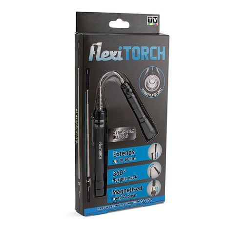 Flexi Torch Black, Chrome As Seen On TV – The Budget Warehouse