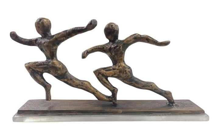 Metal Cast Aluminium Sculpture Human Running Pose - MADE IN INDIA – The ...