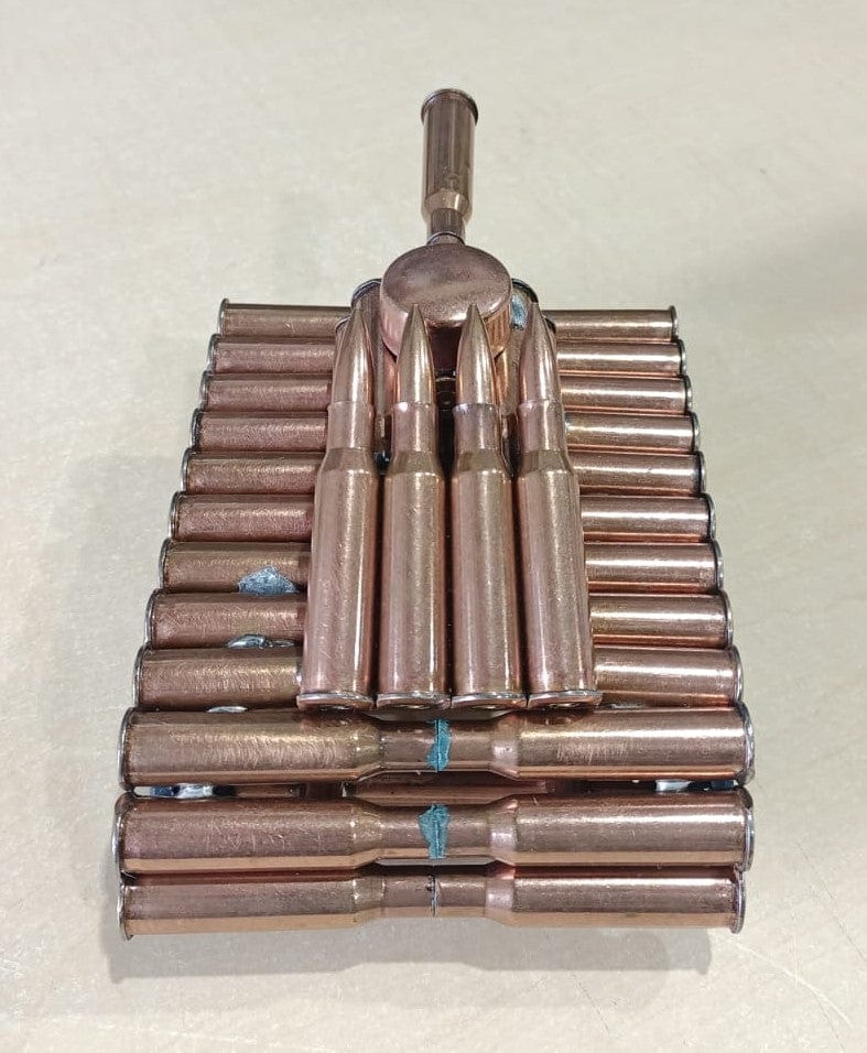 Bullet Shell Casings Shaped Rare Model Army Tank With Wheels (LARGE ...